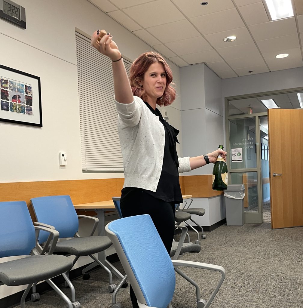 Tierney passed her QE with flying colors and she is now a Ph.D ...