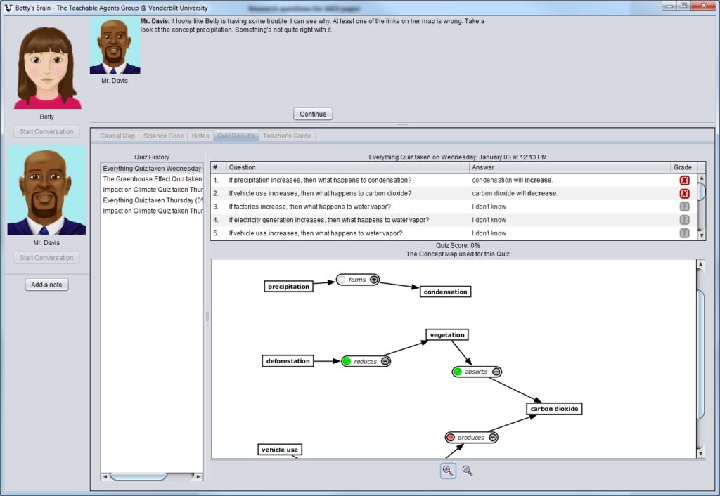 Betty’s Brain | LIVE Learning Innovation Incubator | Vanderbilt University