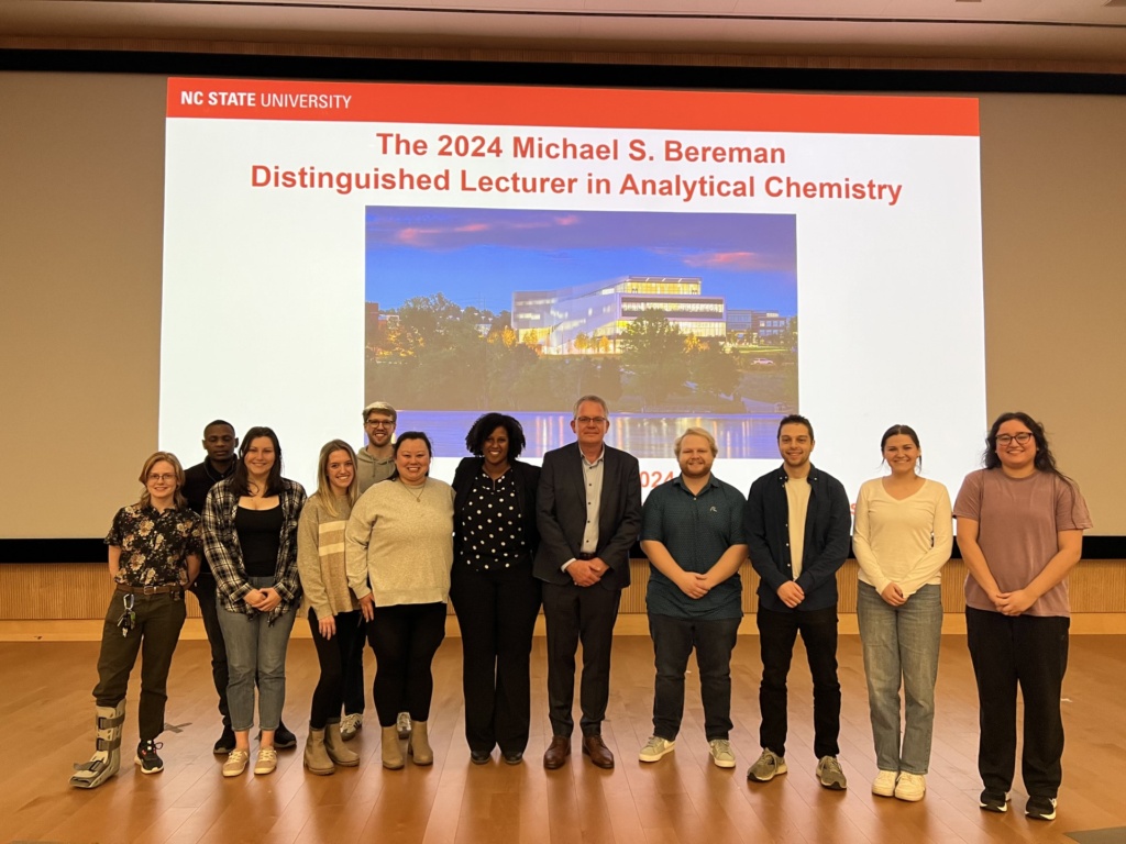Dr. Robinson is Distinguished Lecturer in Analytical Chemistry at NCSU ...