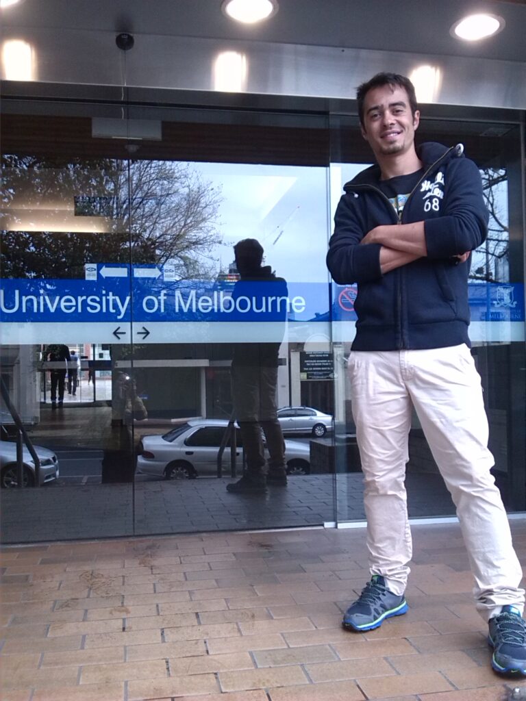 Christian starts his period abroad at the University of Melbourne ...